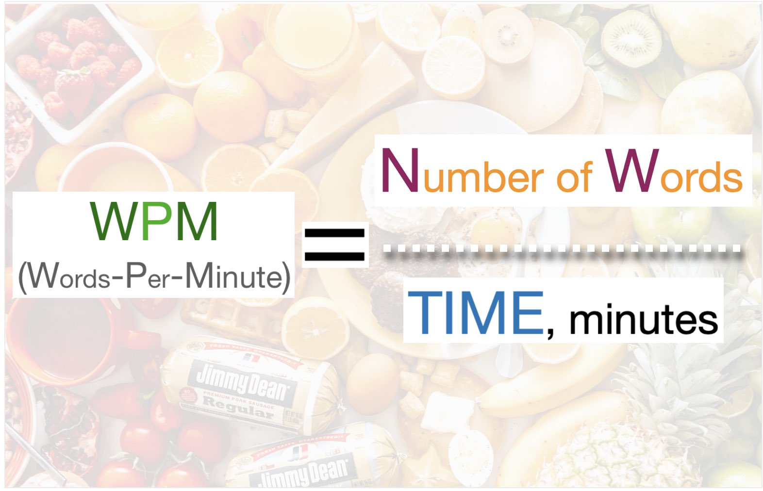 A simplified formula for the WPM – newer - ViaTyping