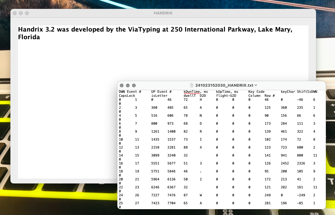 Handrix 3.2 – Screenshot - ViaTyping
